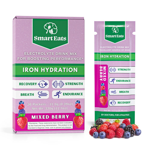 Iron Electrolyte Powder - Mixed Berry - 1,700mg Electrolytes - 10 mg G ...