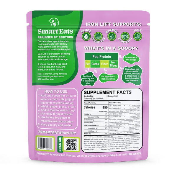 Iron Fortified Protein Powder - Tasty, Highly Absorbed, Easy Digestion ...
